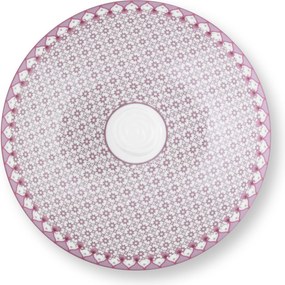 Pip Studio Lily &amp; Lotus skladovací dóza 1,5l, bílá (porcelánová dóza)