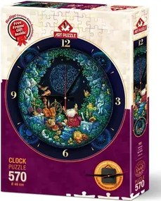 ART PUZZLE 5003 Puzzle hodiny Astrologie / 570 dílků (včetně rámu) / o