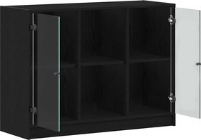 Servírovací skříň Černý dub 100 x 37 x 75.5 cm 3329302