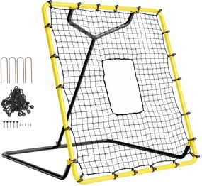 Baseballová a softballová odrazová síť 1,22 × 1,37 m PitchBack Nastavitelné úhly