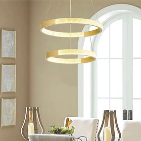 Toolight Toolight, LED závěsné osvětlení, 38W, 3000K, LHJ044-CP2, zlatá, OSW-60027