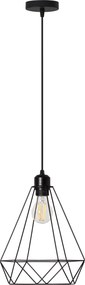 Toolight - Stropní lampa Reno 1xE27 180986, černá, OSW-00011