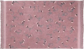 Lorena Canals, Kusový koberec English Garden Ash Rose, 140x210, růžová, ložnice