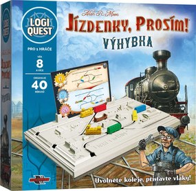 _Ostatní 1_ ADC Hra Jízdenky, prosím! Výhybka 40 rébusů pro 1 hráče asmixlq02cs