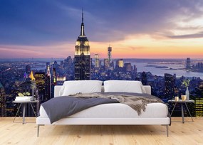 Fototapeta na míru Manhattan Při Západu Slunce | Vliesová fototapeta na zed' | DFTNXXL2413