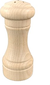 AMADEA Dřevěná slánka přírodní, masivní dřevo, 10 cm