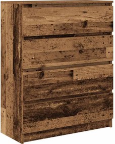 Příborník starého dřeva 80x35x99 cm kompozitní dřevo 3328487