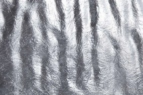 Glimer 50cm bílo-stříbrná