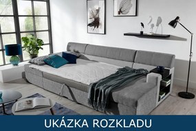 Rozkládací sedačka do U Markos - Berlin 02/Soft 17 Varianta: Pravá