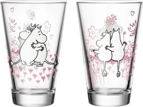 Sklenice Moomin Love 0,22l, 2ks / 30. výročí