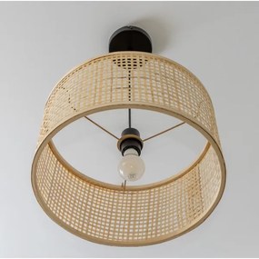 Brilagi - LED Lustr na lanku CERIA BOHO 1xE27/40W/230V pr. 25 cm bambus