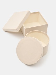 Sinsay - Sada úložných krabiček 2 pack - béžová