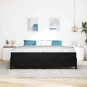 Rám postele Černá 200 x 200 cm textil 3399086
