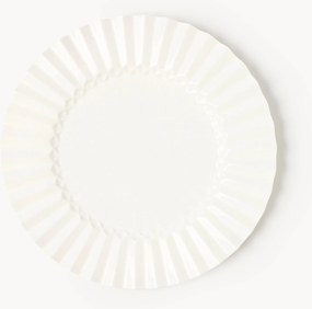 Sada porcelánových snídaňových talířů s reliéfním vzorem Antonin, 4 díly