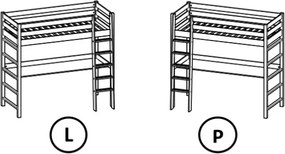 Dolmar Patrová postel s psacím stolem Niko Barva: bílá