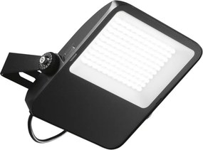 FAN LED-TAURUS-100 Venkovní reflektor LED TAURUS černá hliník 100 W 12000 lm 4000 K IP65 31,5x27,2x6 cm - FANEUROPE