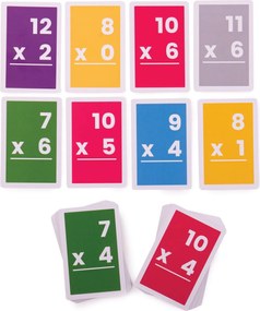 Kartičky násobení CARD 7 - 12 vícebarevné