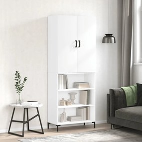 vidaXL Skříň highboard 69,5 x 34 x 180 cm kompozitní dřevo [3196070] Barva: Bílá