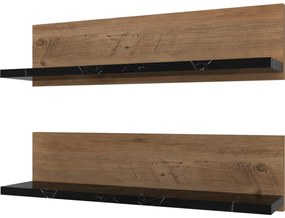 Asir Sada 2x Police SHELFIE borovice/černá 854KLN4404