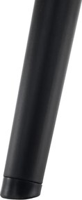 Křeslo s podnoží, žlutá Velvet látka/černá, HABEN