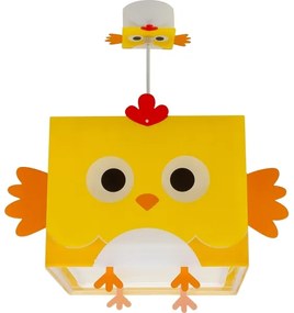 Dalber 64642 - Dětský lustr LITTLE CHICKEN 1xE27/15W/230V