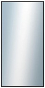 DANTIK - Zarámované zrcadlo - rozměr s rámem cca 50x100 cm z lišty Hliník černá | P03-021 (7003021)