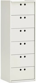 Krémová skříňka 40x118x40 cm Wally – Teulat