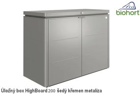 Biohort Úložný box HighBoard 200 Barva: šedý křemen metalíza