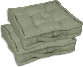 Go-De Textil Sada zahradních podsedáků Uni (polštářek, 2 kusy, světle zelená)