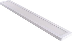 EURAKLES Přisazené svítidlo LED ALENA, 48 W, 4100 lm, 4000 K, bílá 114,7x16,1 cm