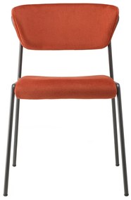 SCAB - Židle LISA - červená/antracitová