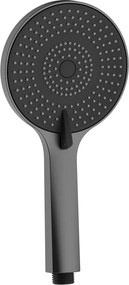 Sapho ruční masážní sprcha 3 režimy sprchování silikon trysky 120 mm ABS/gun metal šedá SK879GM