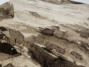 BE Koberec Wenus 7771 SAND – béžovo-hnědý obdélníkový Rozměr: 60x100 cm