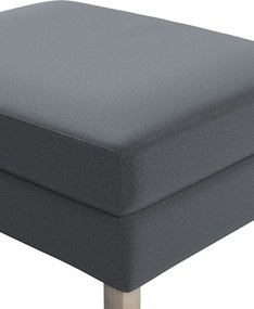 Potah na podnožku IKEA Karlstad barva šedá látka sametová