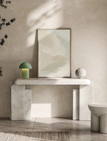 Designová stojací lampa Pois Zelená