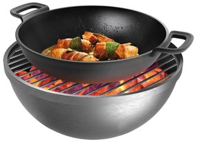 Wok litinová pánev ø 30 cm Massive – Tescoma