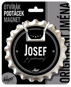 V.I.P. Otvírák na pivo, podtácek se jménem JOSEF V.I.P.