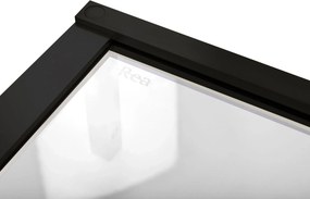 Rea, Sprchová kabina REA Hugo Double Black 100x100, KPL-K6602