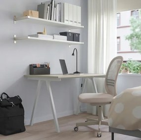 IKEA TROTTEN Psací stůl béžový-bílý 120x70 cm