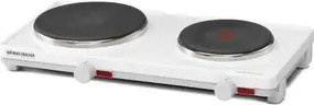 Rommelsbacher AK 3080 bílá / Dvojplotýnka / 1500 W / 2 varné zóny / Po