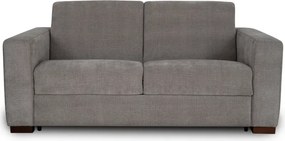 Pohovka na každodení spaní NOMI s rozkladem, 140, tm. šedá (madeira dark grey)