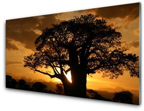 Obraz na skle Strom Příroda 140x70 cm