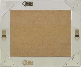 Nástěnné zrcadlo barokní styl 50 x 40 cm stříbrné 320310