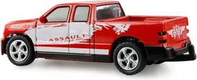 AMEWI RC Pickup Die Cast s karavanem červená / RC auto / 1:64 / RTR /