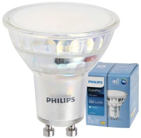 LED žárovka Philips GU10 -  4,9W -  550 Lm -  teplá bílá -  CorePro Premium