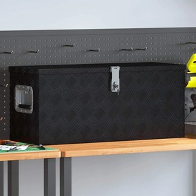 Hliníkový box 80 x 30 x 35 cm černý 146442