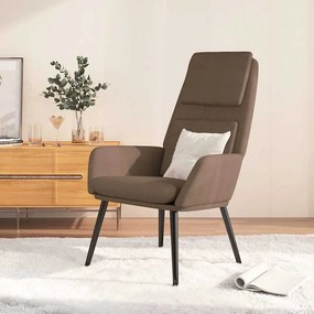 Relaxační židle taupe textil 341321