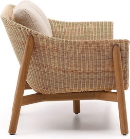 Béžová/v přírodní barvě čalouněná zahradní pohovka Galea – Kave Home