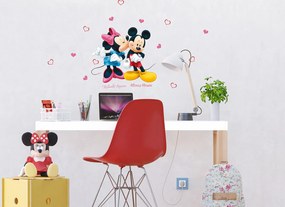 Dětská samolepka DISNEY MICKEY &amp; MINNIE 30x30 cm