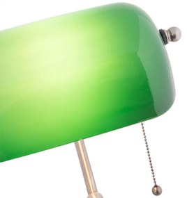 Stolní bankovní lampa GreenBank – 27x17x41 cm
